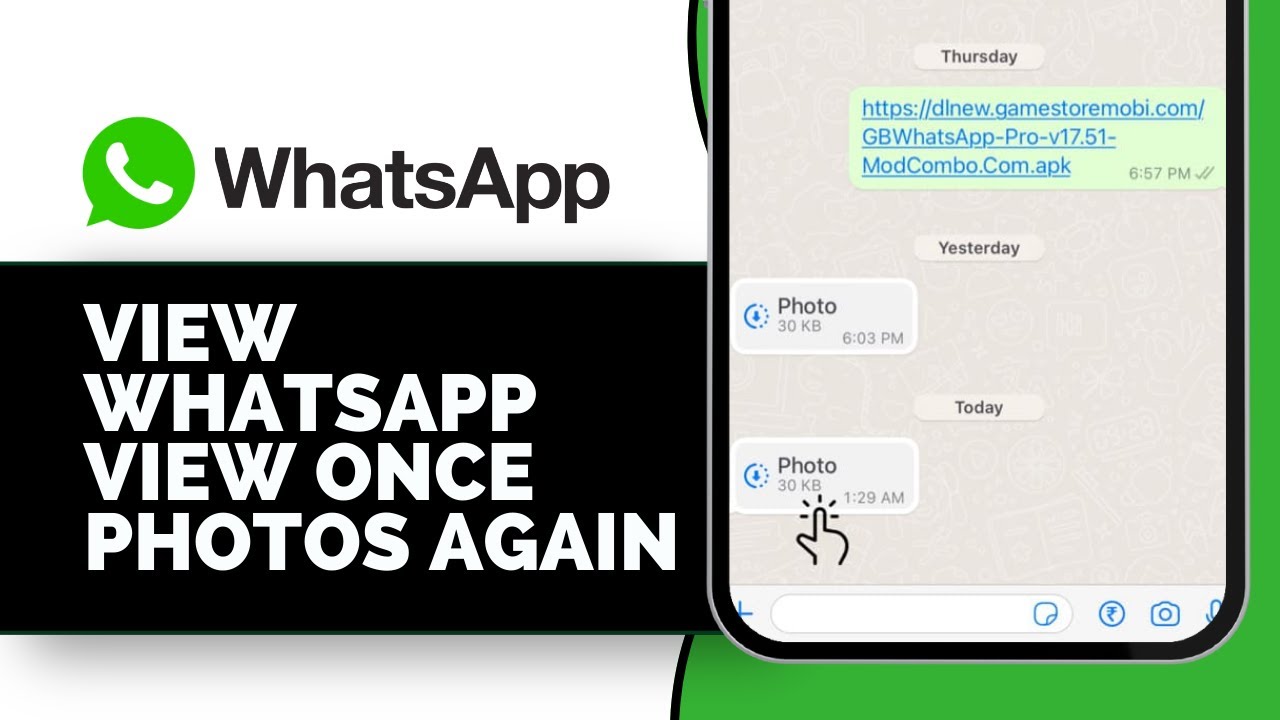 How to View WhatsApp View Once Photos Again (Full Guide) - YouTube