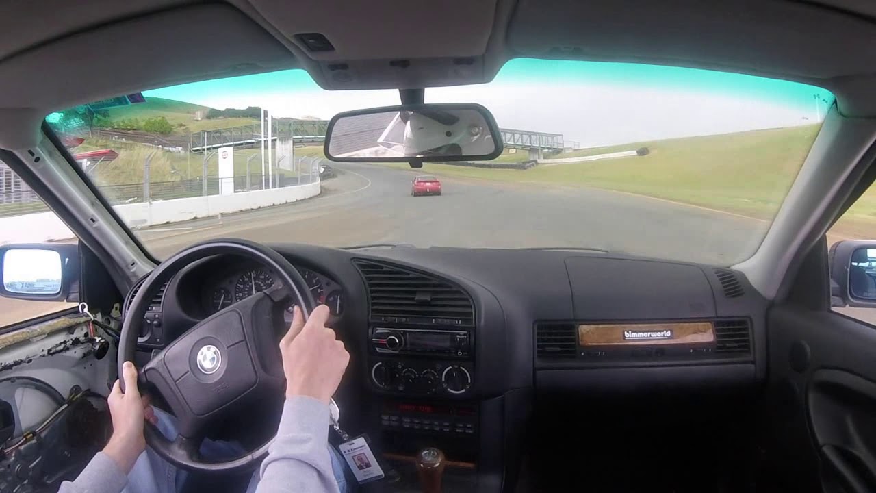 BMW 325is onboard NASA HPDE3 @ Sonoma Raceway w/ Mixed conditions ...