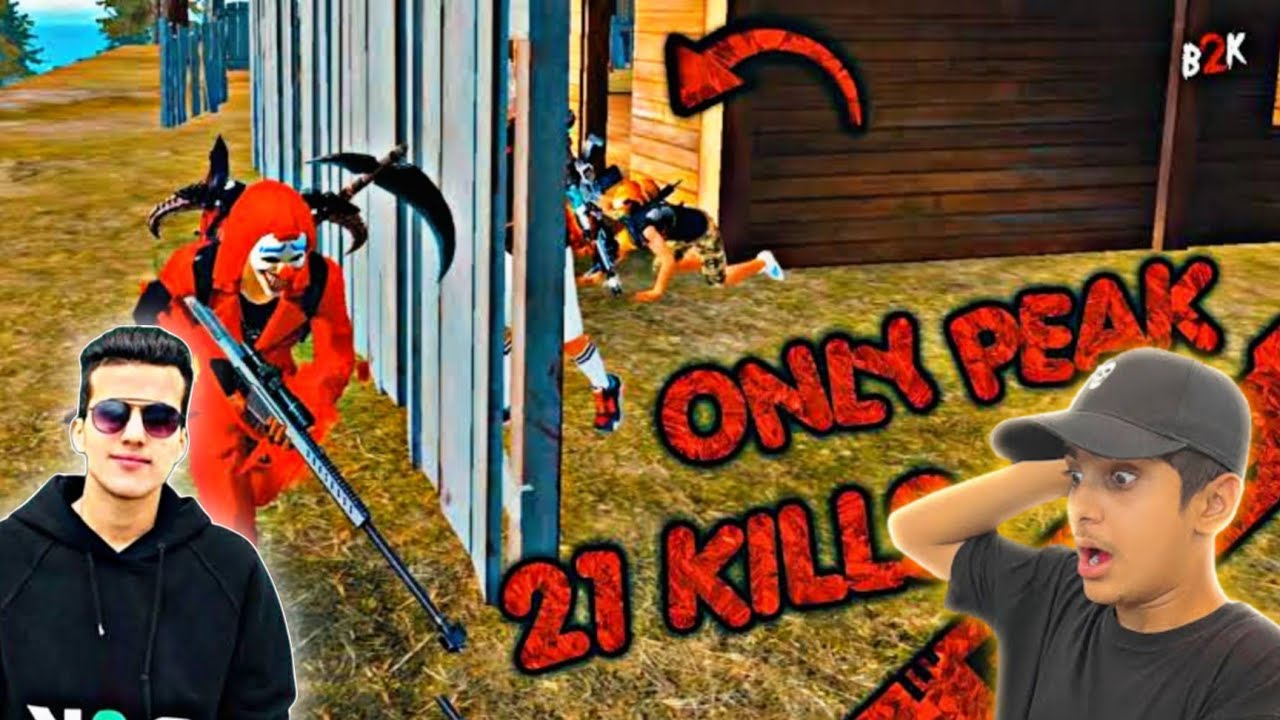 Only peak 21 kils #b2k #1vs4 Reaction on B2K gameplay - YouTube