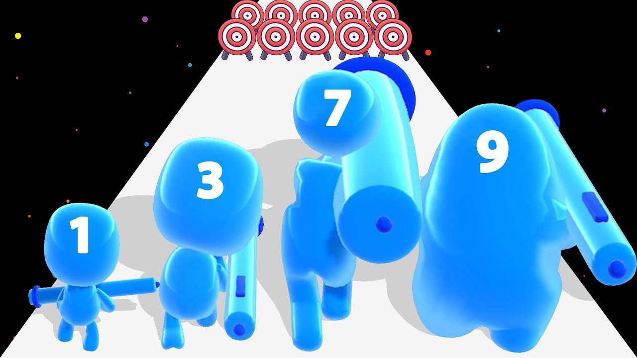 BLOB SHOOTER 3D - Blob Man Runner (ASMR Gameplay) - YouTube