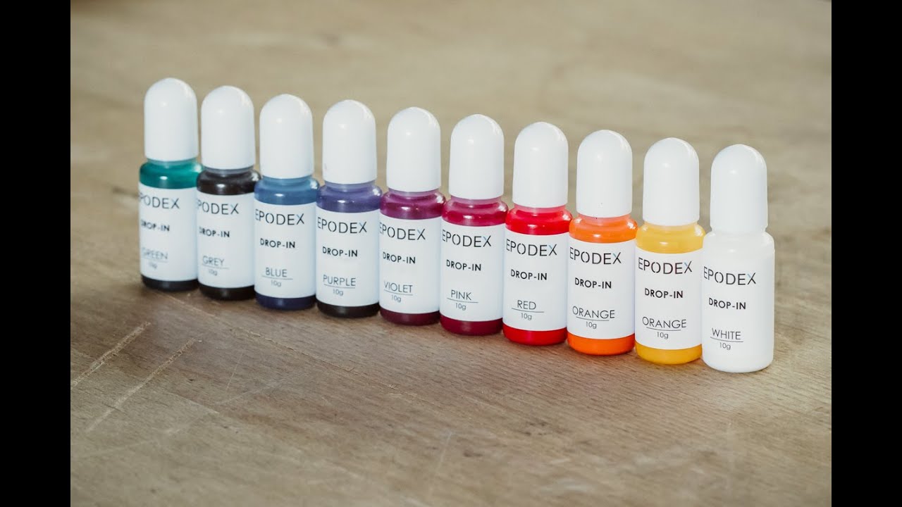 EPOXY RESIN COLOURS SAMPLE 3rd PART - YouTube