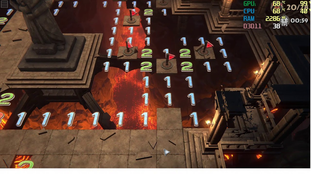 Tilesweeper - minesweeper 3D gameplay walkthrough part 1 - YouTube