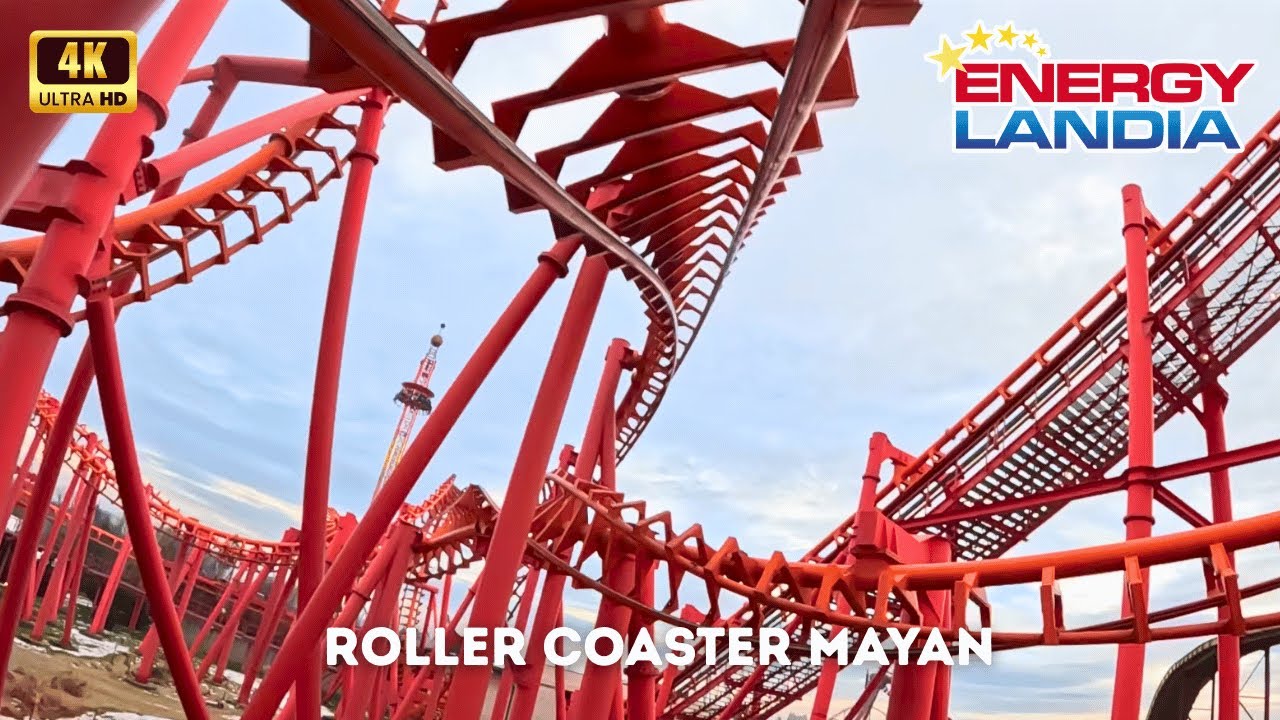 Mayan POV | Energylandia Vekoma SLC (Suspended Looping Coaster) - YouTube