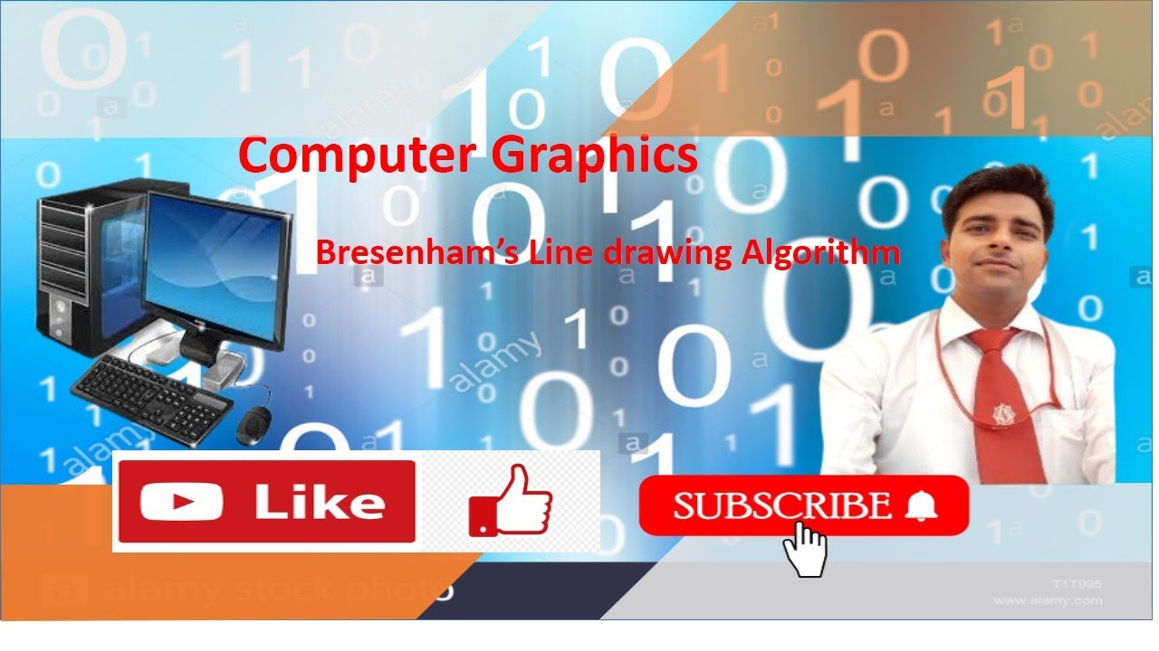 Bresenham's Line Drawing Algorithm with solved numerical - YouTube