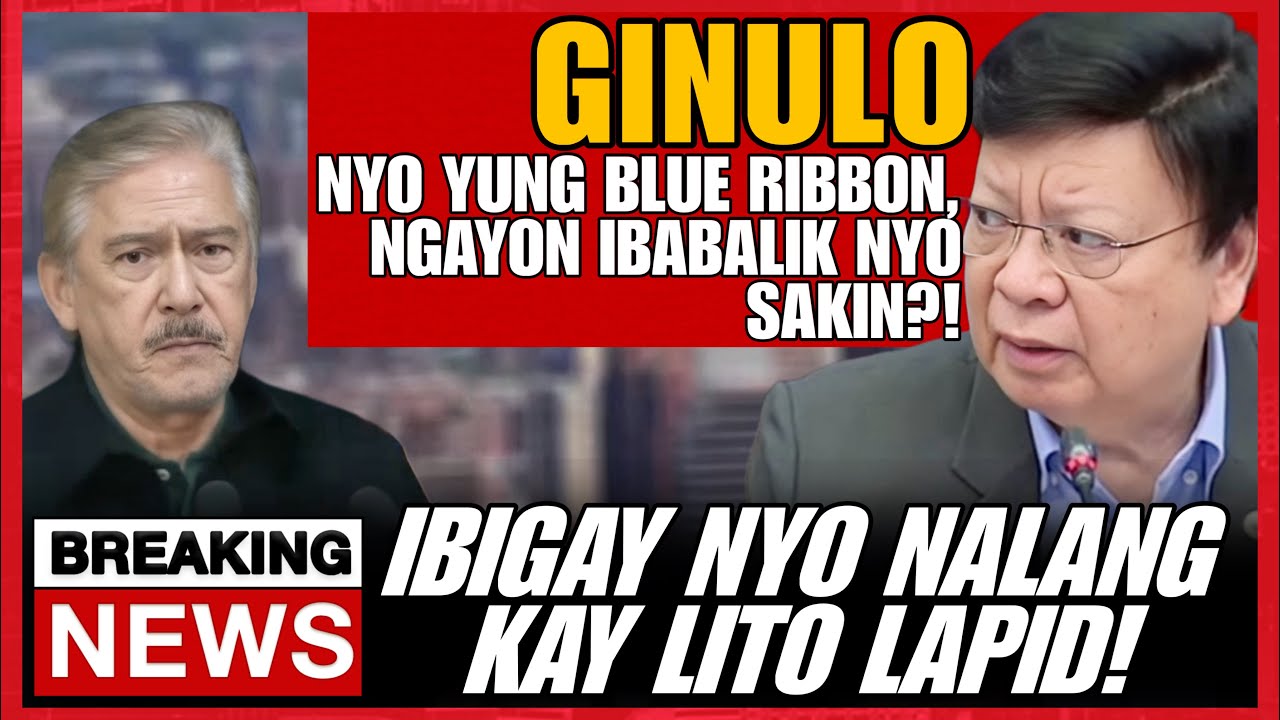 GRABE! LAKING SAM.PAL SA MUKHA NI SOTTO AT LACSON TO! BLUE RIBBON SI ...