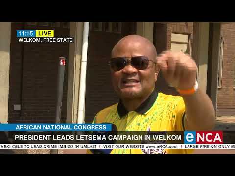 President Ramaphosa leads Letsema campaign in Welkom - YouTube