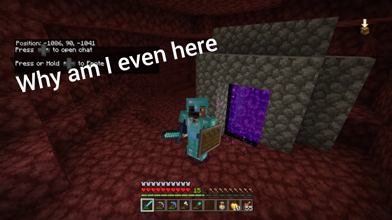 Back into the neither...yeah | Minecraft Survival # 12 - YouTube