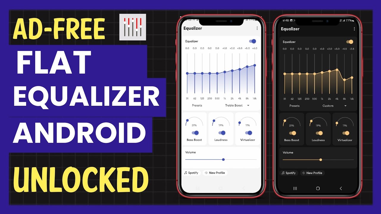 Best Free Flat Equalizer App for Android - YouTube