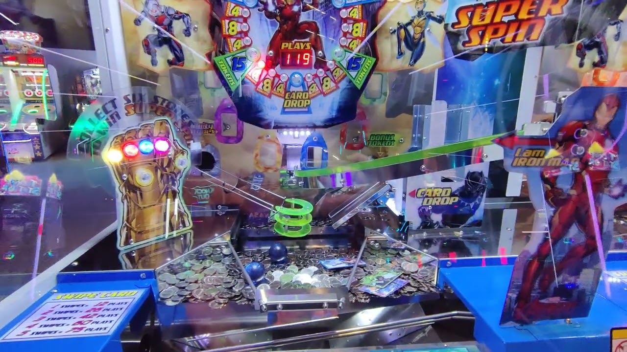 ASMR vol 4: Marvel Avengers Coin Pusher - Arcade Sounds, No Commentary ...