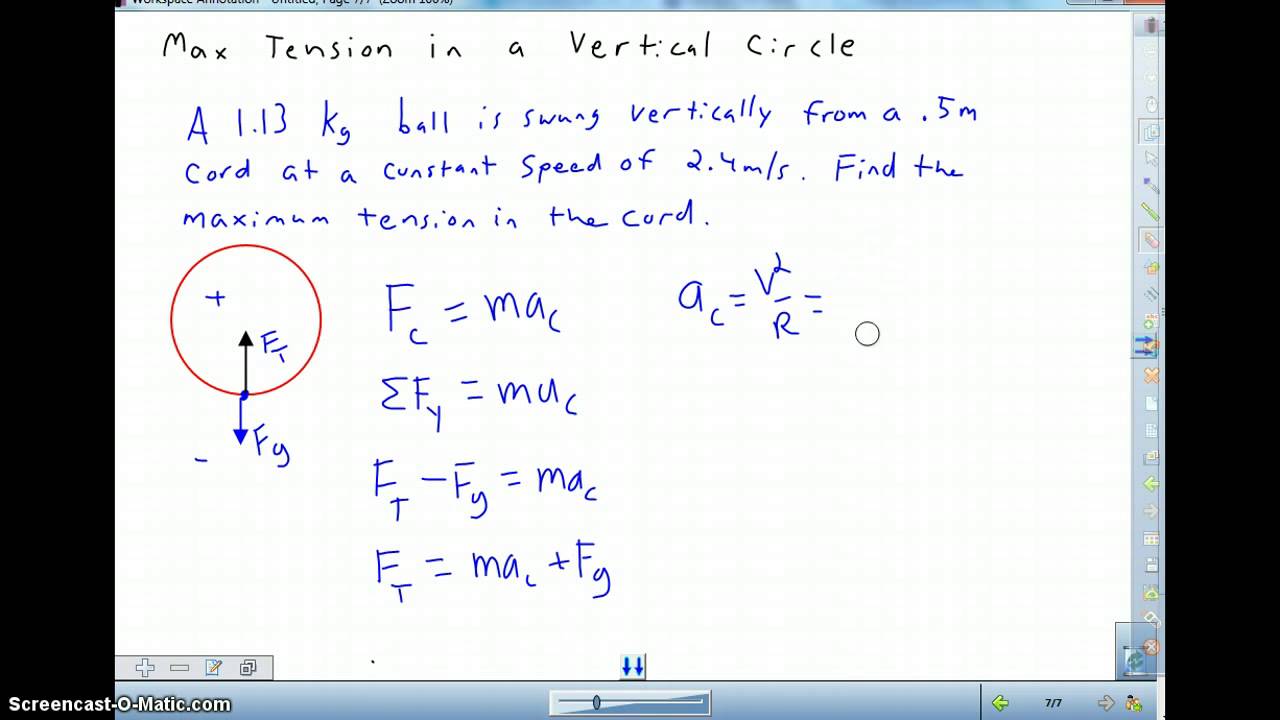 Max Tension Vertical Circle - YouTube