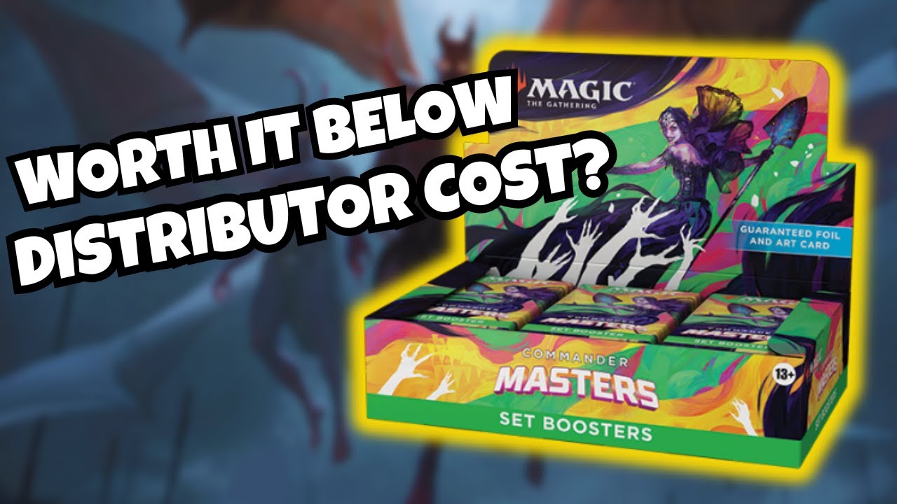 MTG Commander Masters Set Booster Box Opening! - YouTube