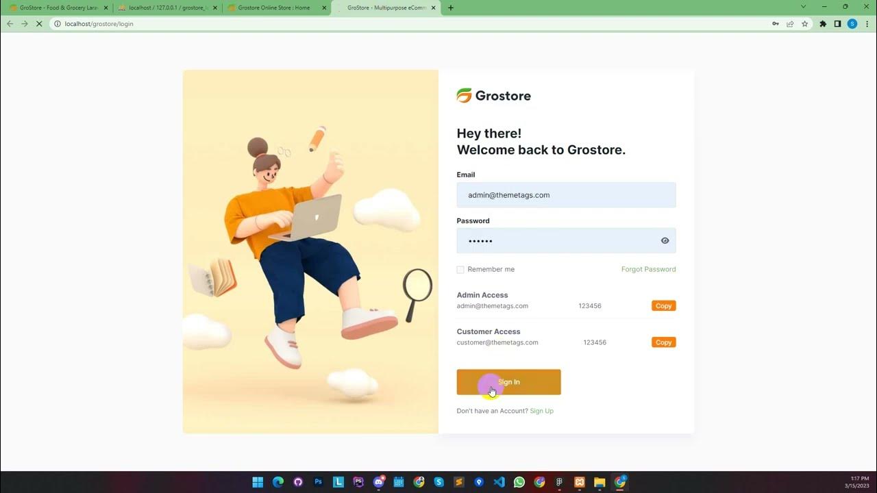 How To Install Grostore Laravel Script On Your Localhost Youtube