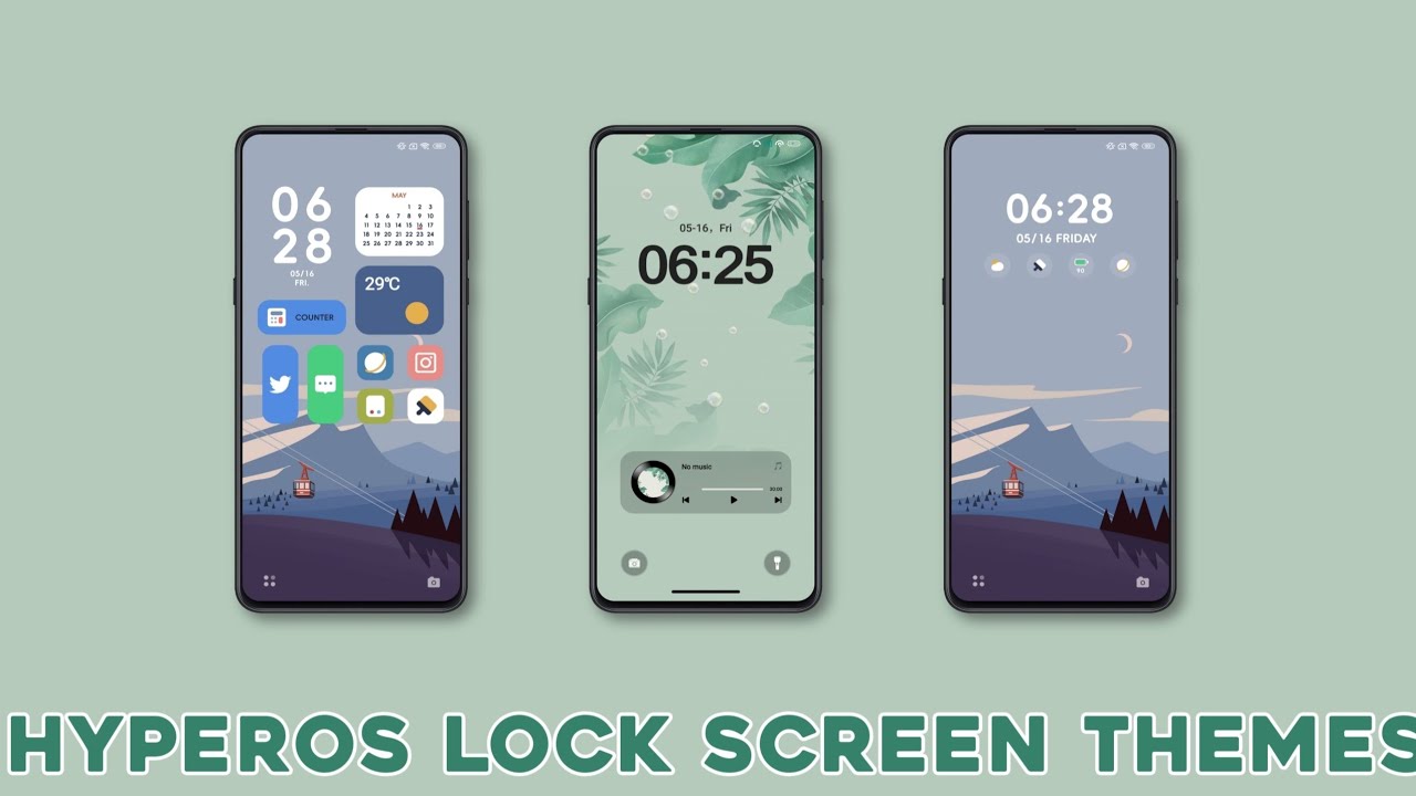 Hyperos Lock Screen Themes | Best Hyperos Themes - YouTube