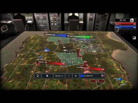 RUSE 2 vs 2 online match replay 2, part 1 of 3 HD [PC Public Beta ...
