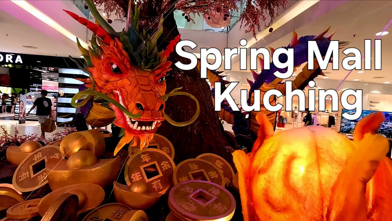 Kuching THE SPRING MALL ️Jalan Jalan at famous shopping mall in Sarawak ...