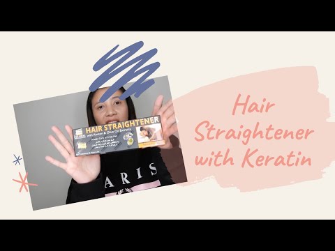 Hair Straightener with Keratin (Re-upload video)