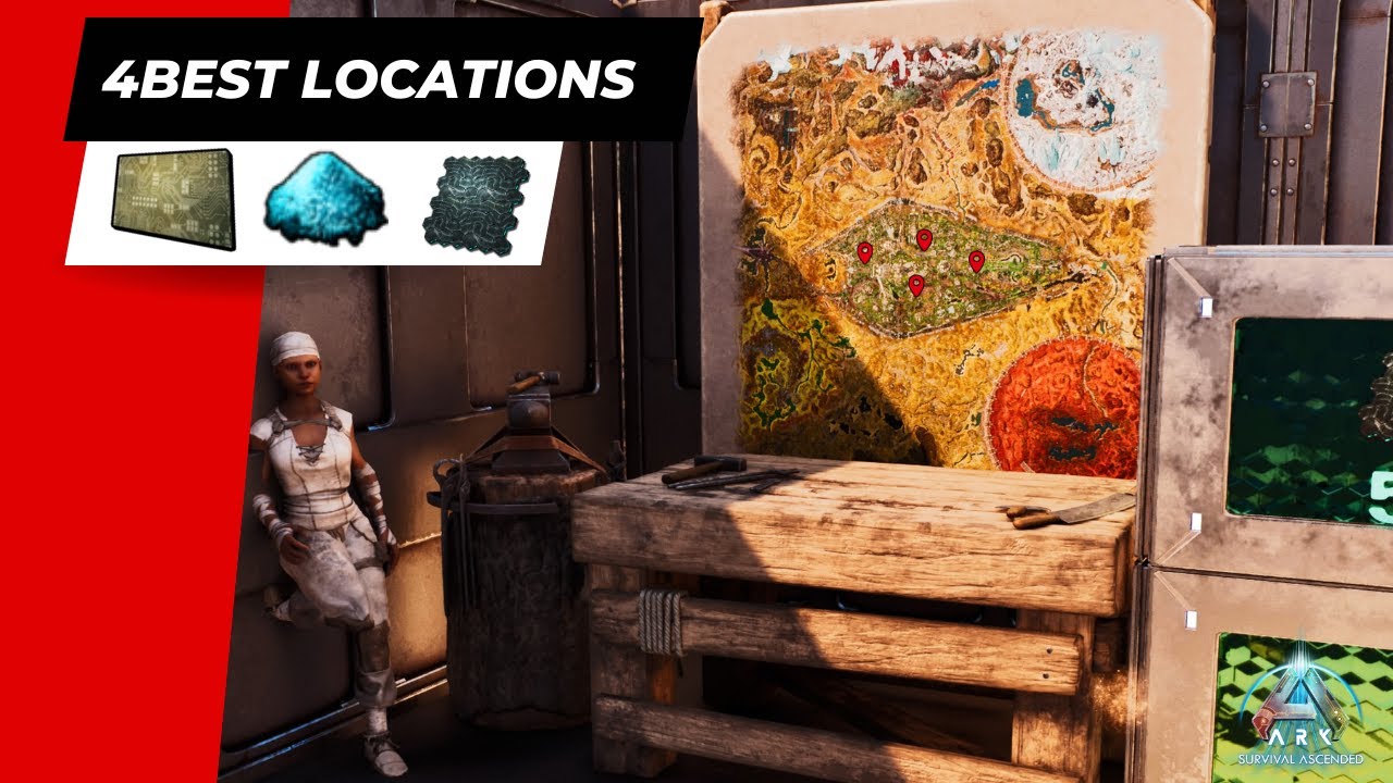 4 BEST LOCATIONS for Element Dust and Electronics on Extinction in Ark ...