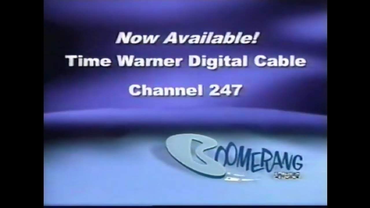RARE Boomerang Time Warner Cable Promo 2000 - YouTube
