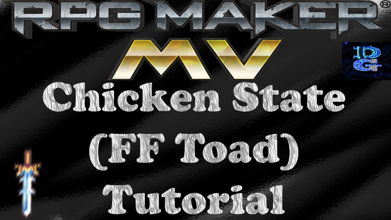 RPG Maker MV Chicken State FF Toad Tutorial - YouTube