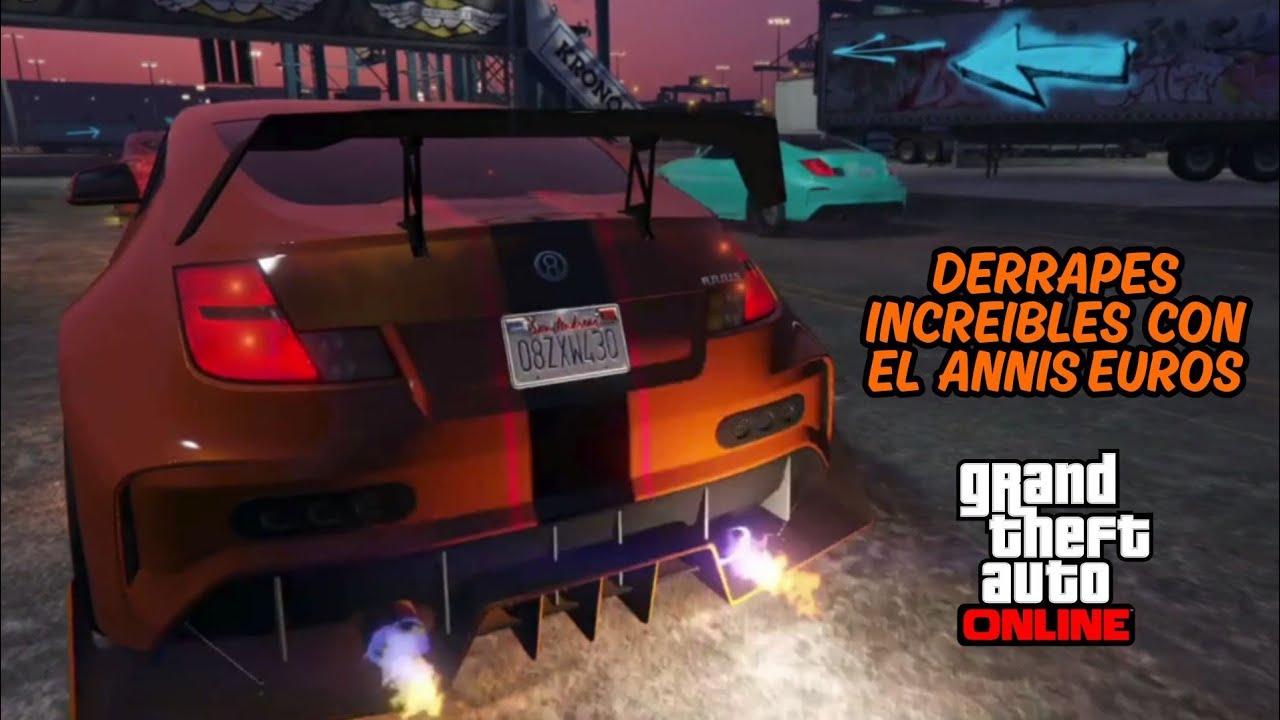 GTA V ONLINE CARRERA DE DERRAPE CON EL ANNIS EUROS - YouTube