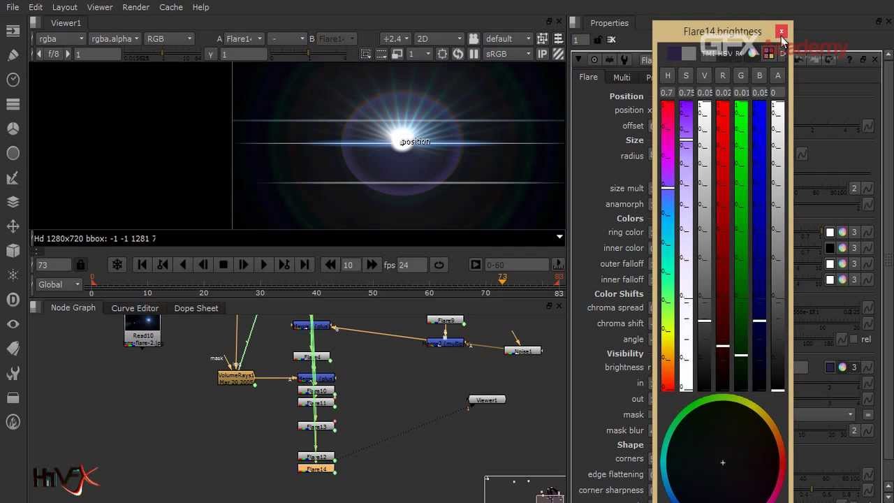 Create your Lens Flare in Nuke 03 - YouTube