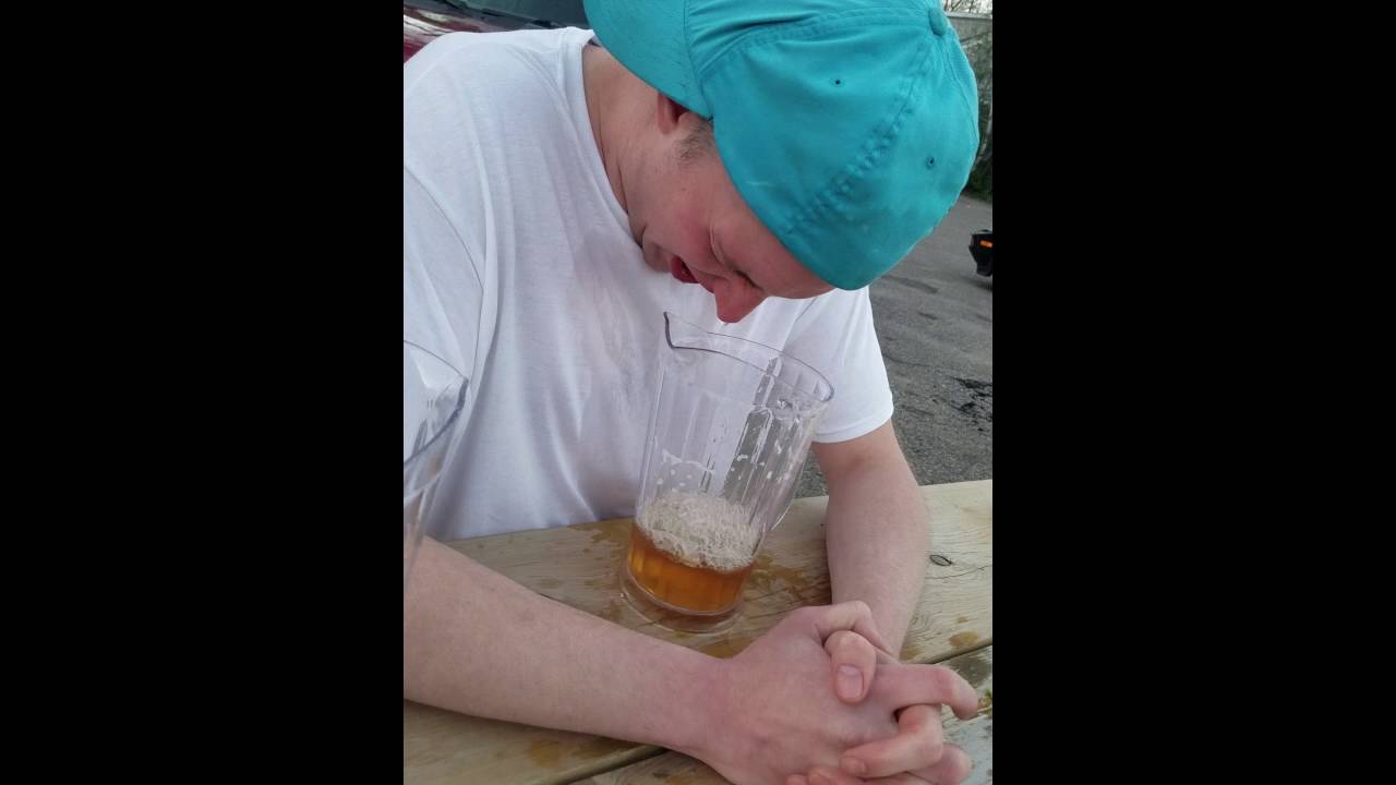 Beer chugging - YouTube