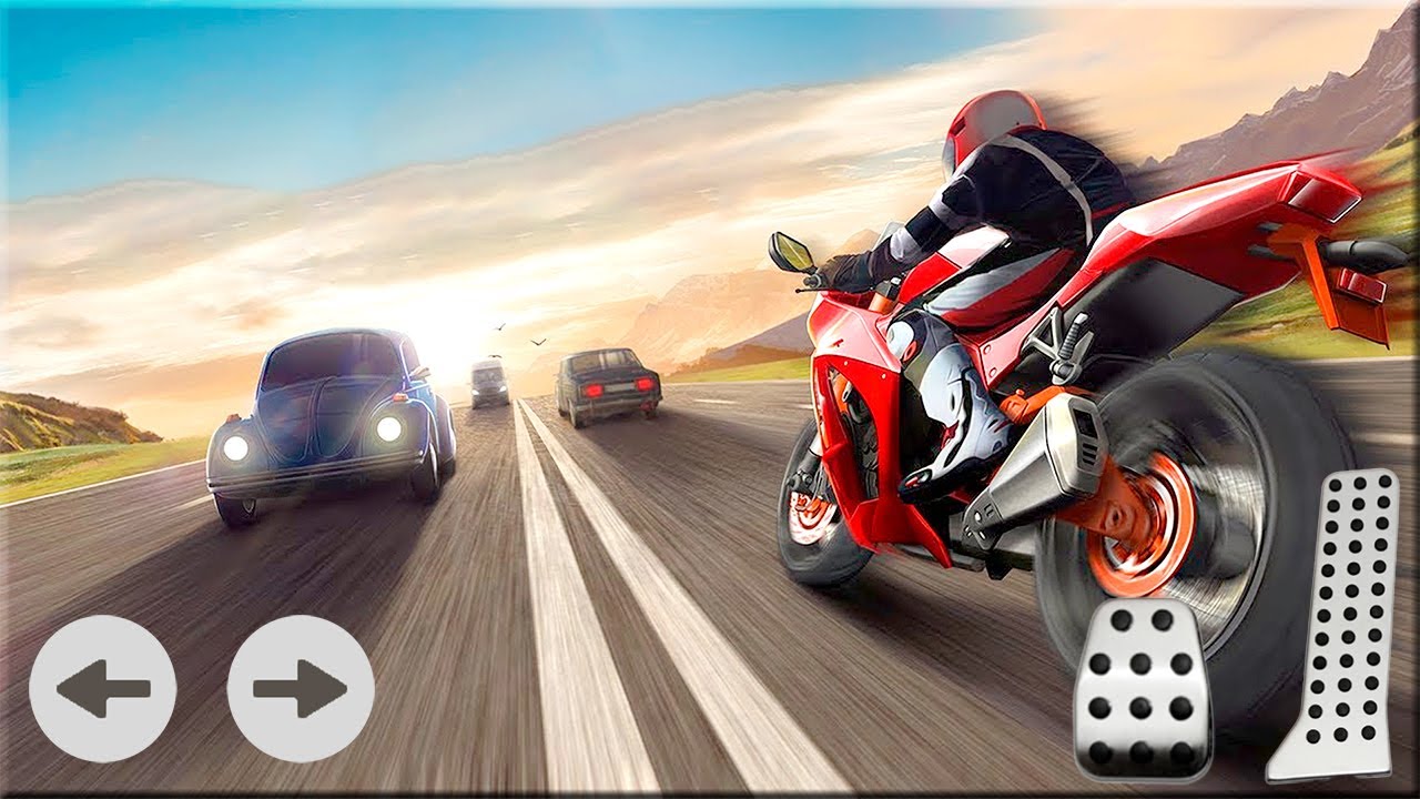 Driving the Fastest Motorbike in Traffic Rider Gameplay Android - YouTube