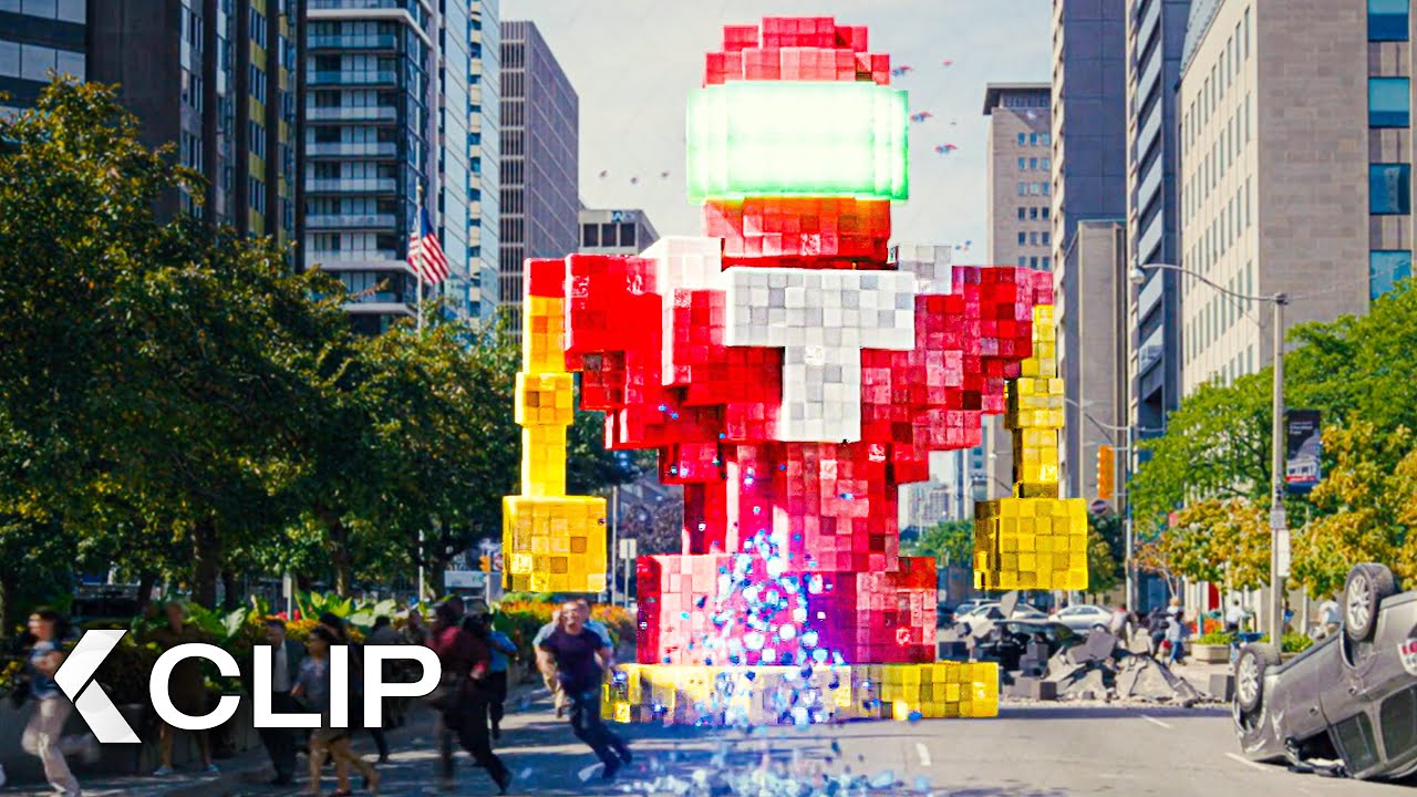 Pixels Hunting With The President - Pixels | Adam Sandler, Kevin James ...