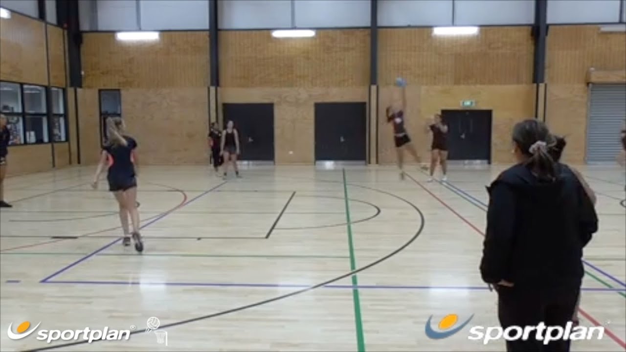 Intercept - Hunt The Ball | Netball Drill | Defending - YouTube