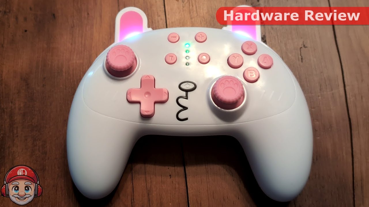 Review: KINGEAR Cute Bunny Switch Controller - YouTube