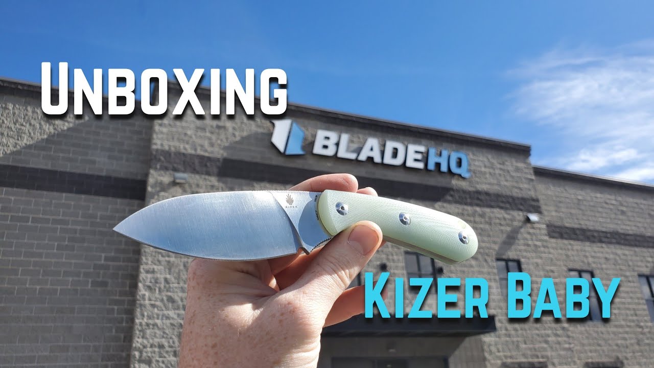 Unboxing The Kizer Baby Fixed Blade At Blade HQ!!! #bladehq #unboxing ...