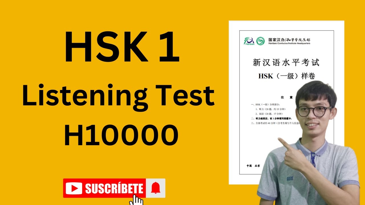 HSK 1 Listening with answers #H10000 - YouTube