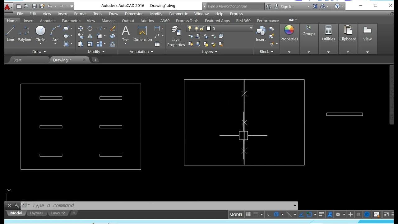 How to use " Divide " command with AutoCAD - YouTube