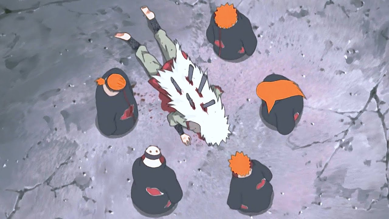 Master Jiraiya died at the hands of Pain and realized that he was his ...
