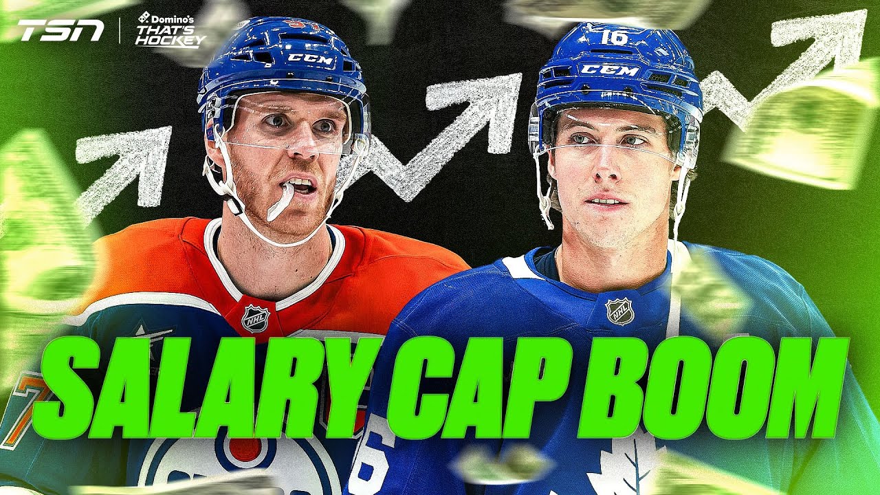 HOW RISING NHL SALARY CAP HELPS STARS DUE NEW DEALS - YouTube