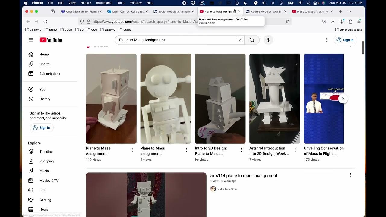 Intro to 3D Design (Week 3) - YouTube