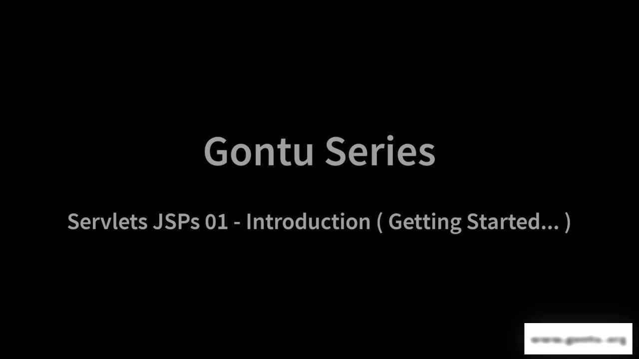 Servlets JSPs for Beginners 01 - Introduction to Servlets JSPs - YouTube