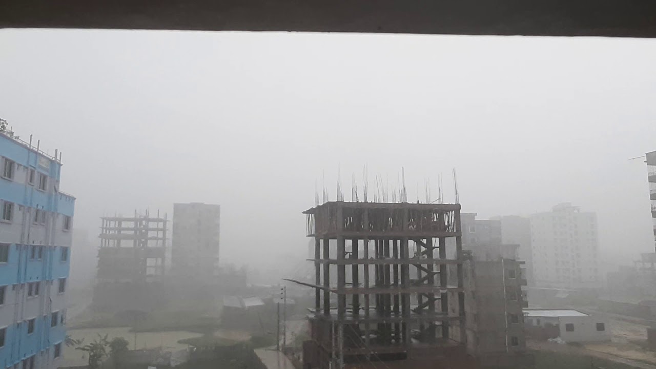 Raining at Matuail, Dhaka - YouTube