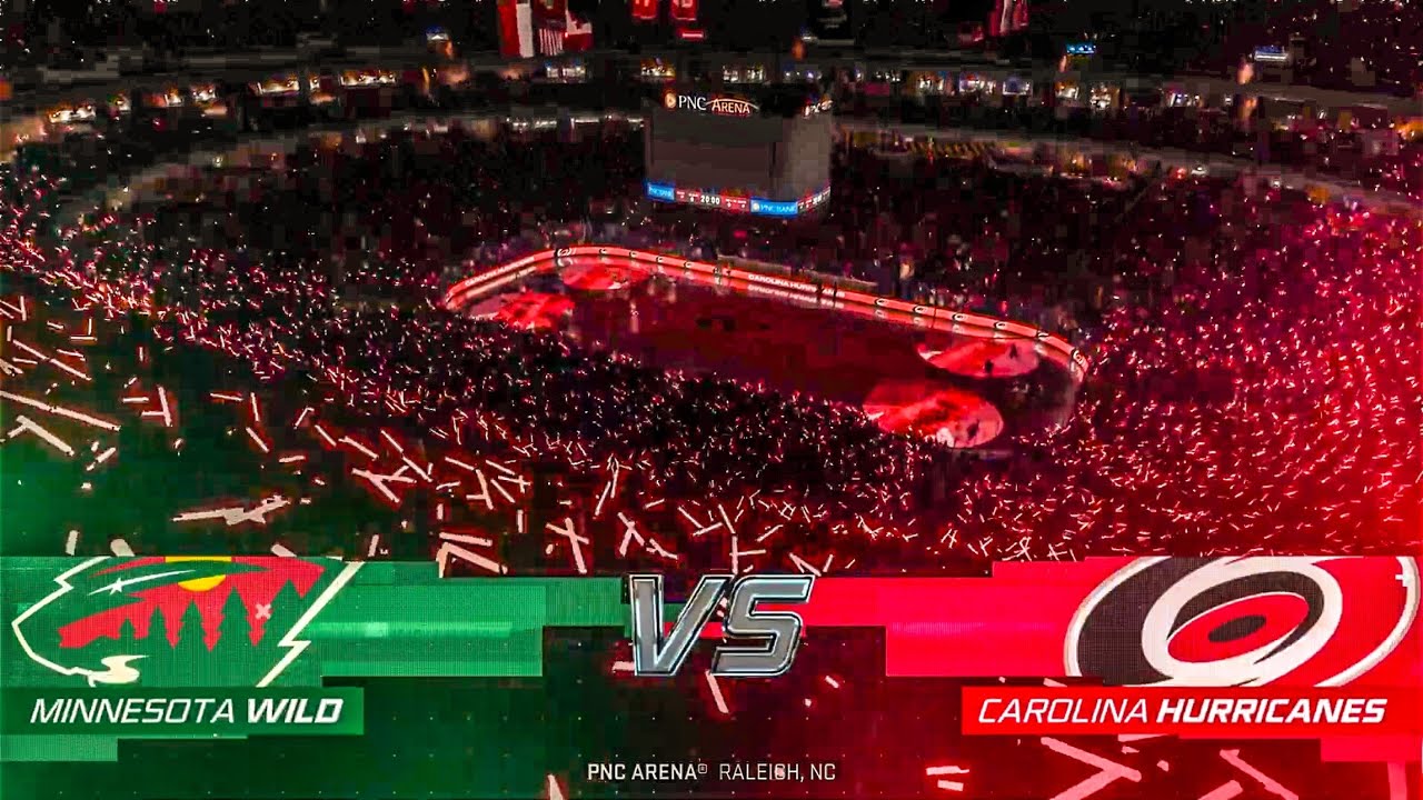 Minnesota Wild vs Carolina Hurricanes 1/21/2024 NHL 24 Gameplay - YouTube