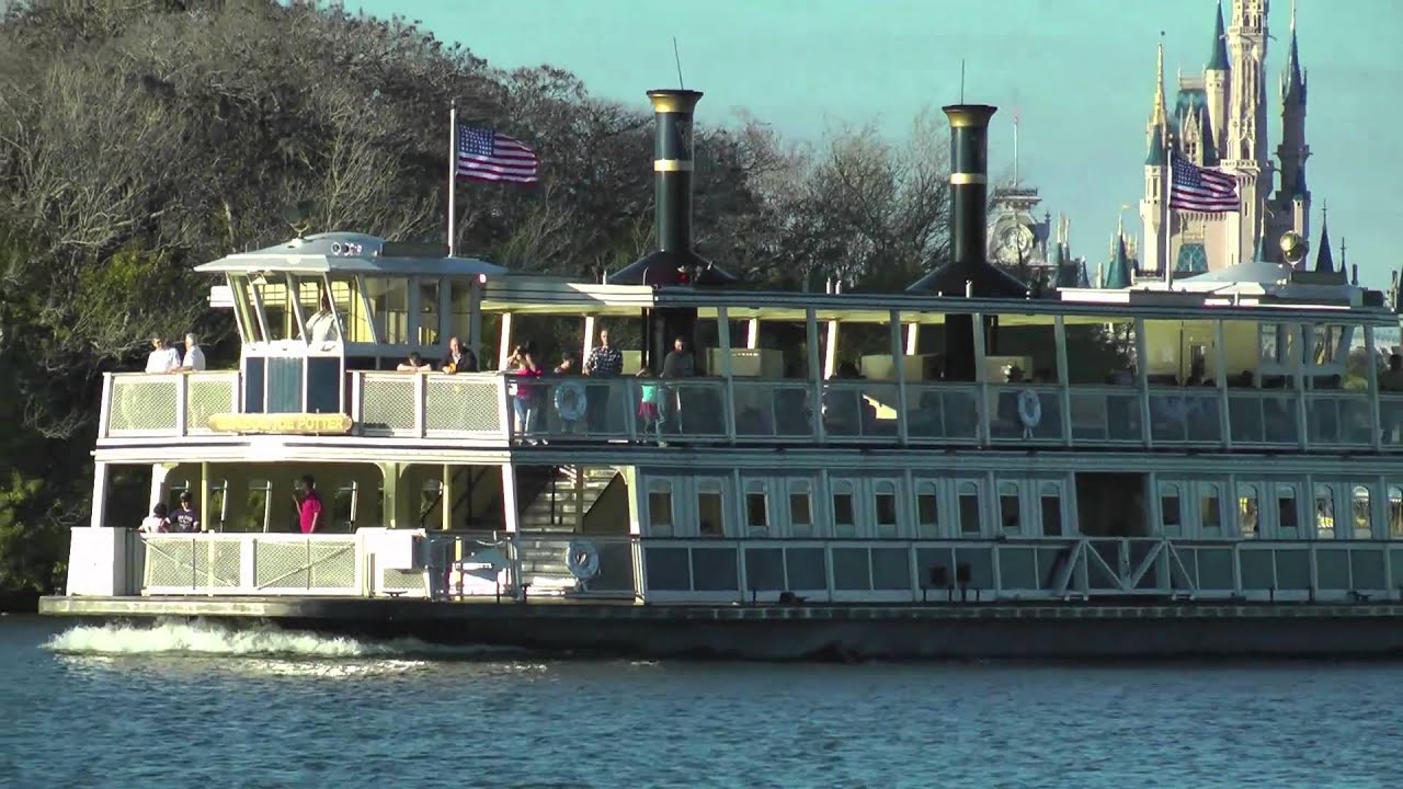 Ferry Ride To Walt Disney World's Magic Kingdom - YouTube