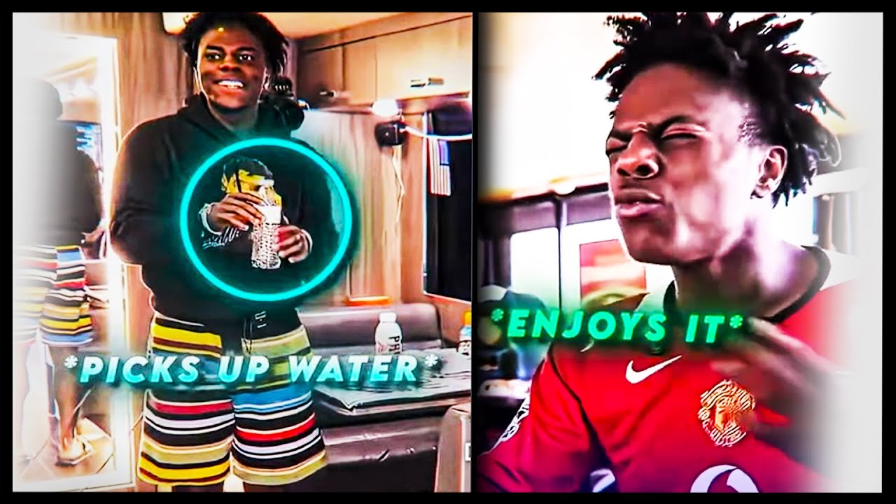 IShowSpeed moments meme. Picks Up Water - YouTube