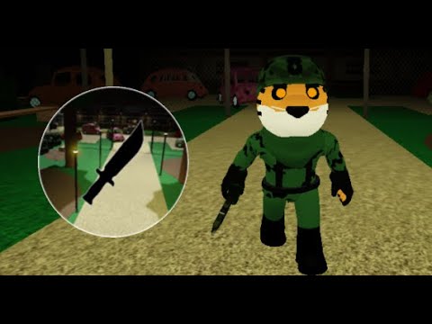 How To Get The "Secret Knife" Badge & "Tigry (Military)" Skin In Piggy ...