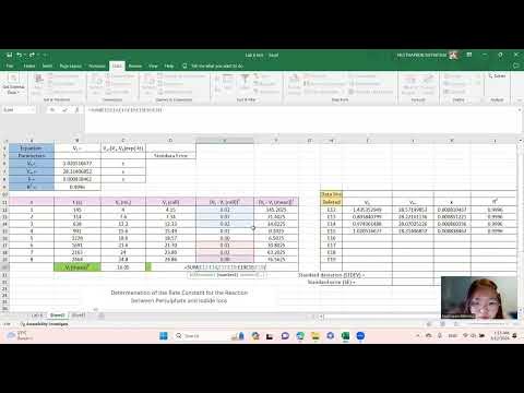 การวิเคราะห์ข้อมูลผลการทดลองทางเคมีด้วย nonlinear least-squares data fitting - YouTube