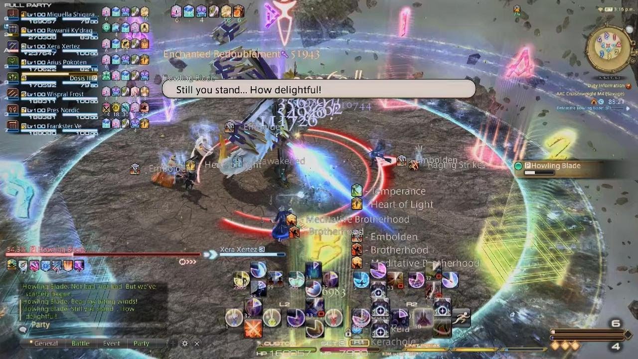 M8S Howling Blade phase transition - YouTube