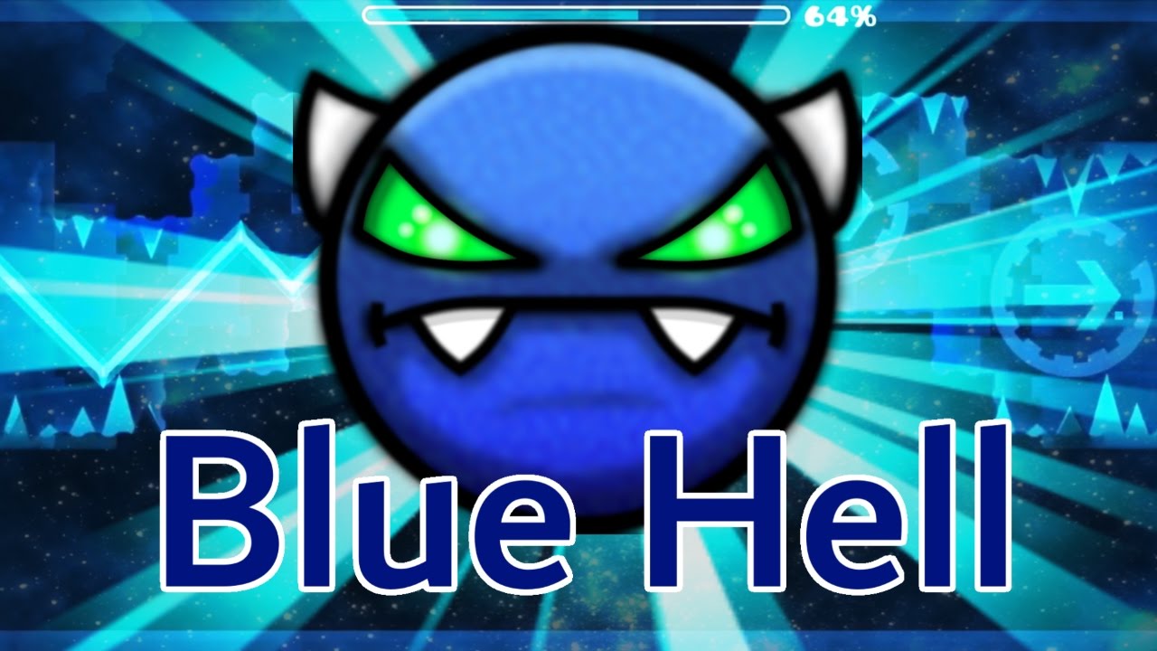 Blue Hell by LaZye (On Stream) | Easy Demon 100% | Geometry Dash 2.1 ...