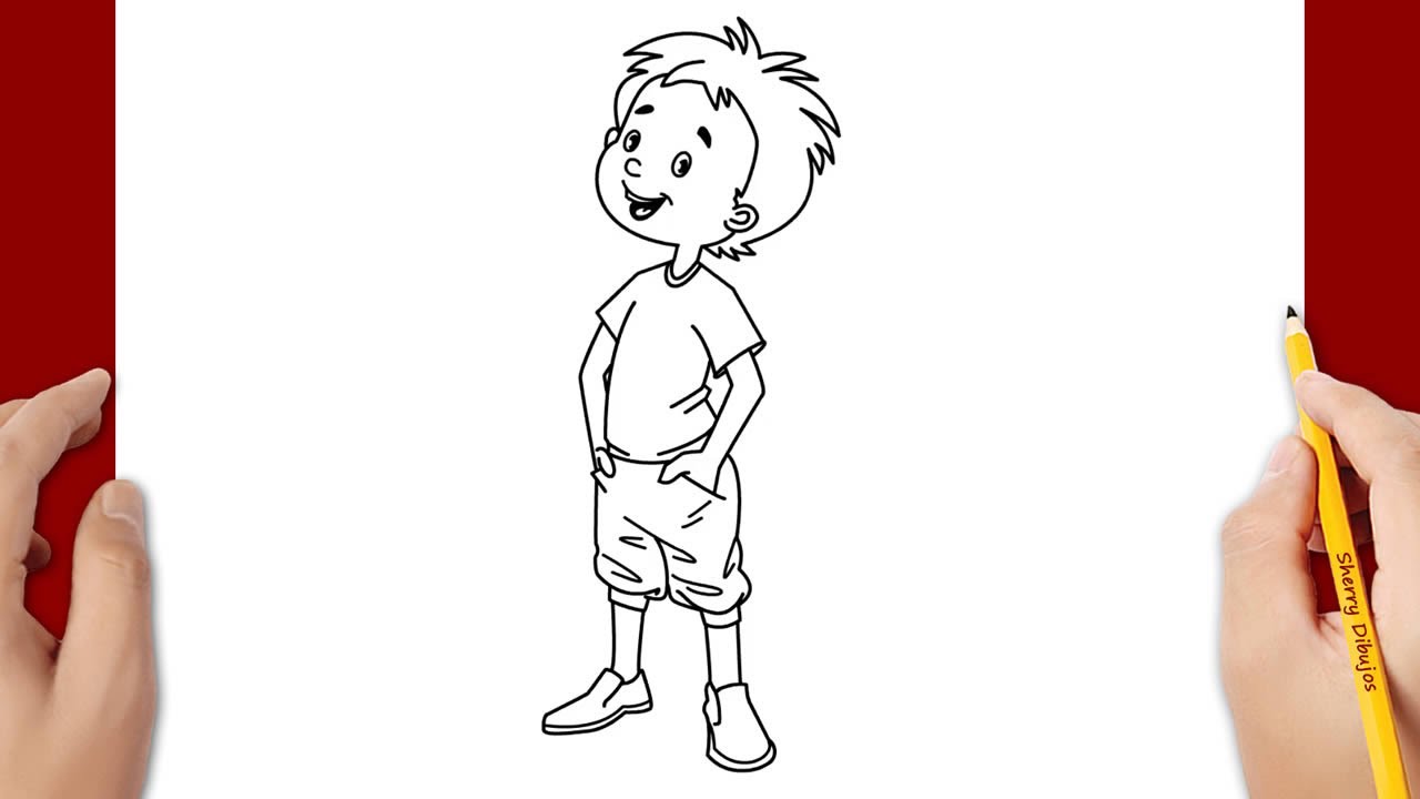 Como dibujar un chico - YouTube