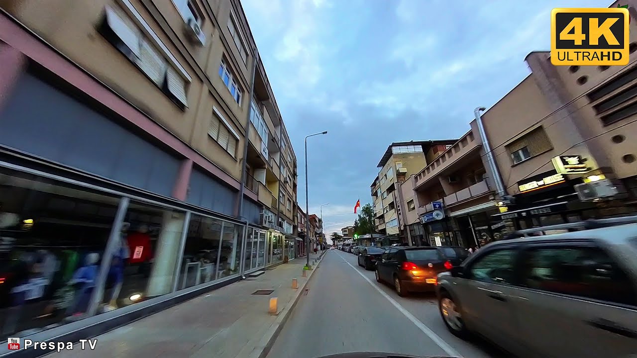 DRIVE TOUR - Street view city RESEN, Macedonia (2023)【4K】*Insta360 X3 ...