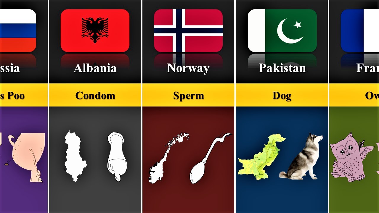 Countries Map that Looks Like Things and Animals || Funny - YouTube
