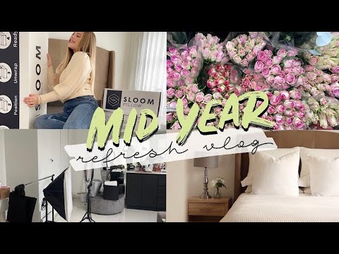 MID YEAR REFRESH VLOG: New Bed, Guest Bedroom Progress, First Look at ...
