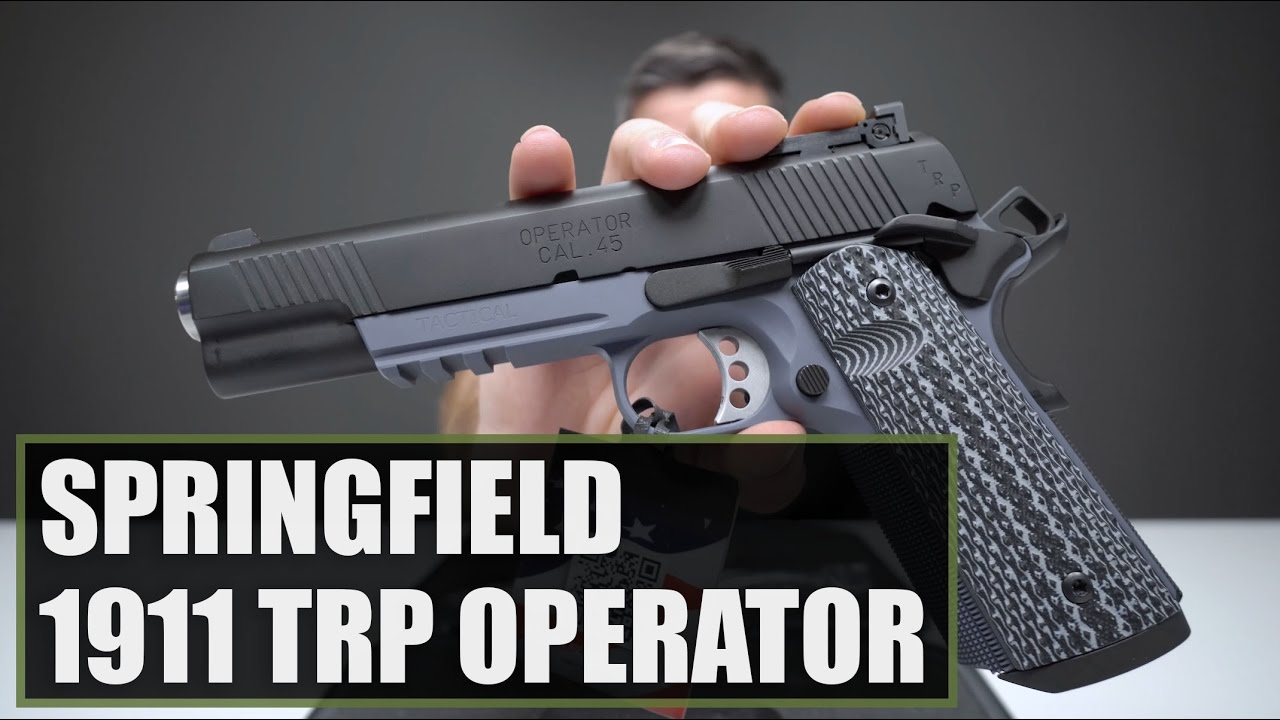 Unboxing The Springfield Armory 1911 TRP Operator 45 ACP Gray - YouTube